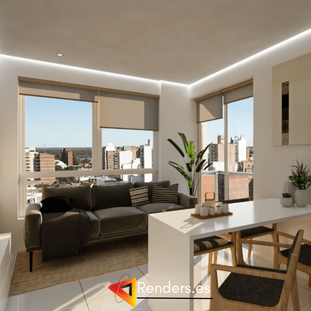 Render 3D - Renders arquitectura - render de interiores - diseño 3D